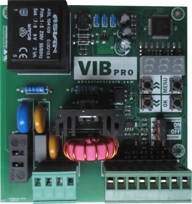 Vibrasyon Kontrol Kartı - AHSA Elektronik